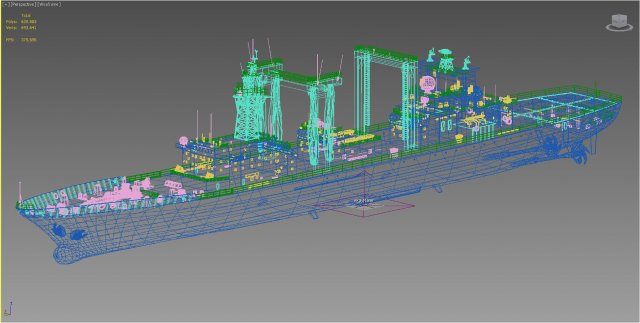 Honghu 963 Fuchi class type 903 3D Model in Battleship 3DExport