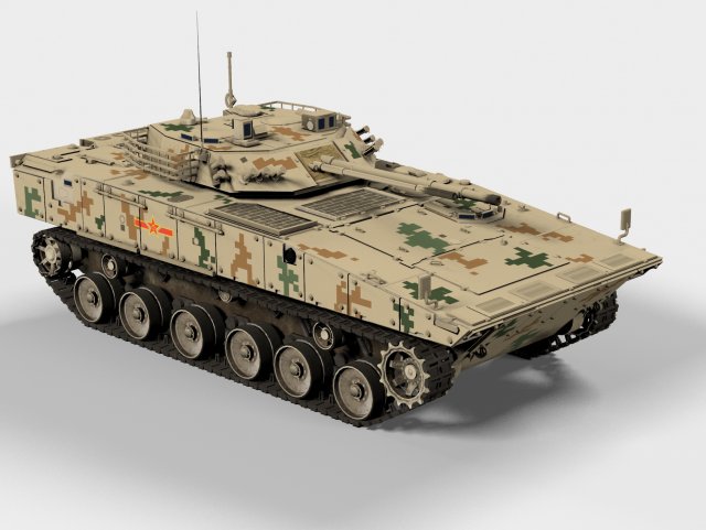 ZBD-04 IFV 3D Model in Combat 3DExport