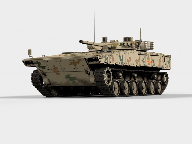 ZBD-04 IFV 3D Model in Combat 3DExport