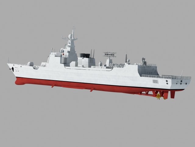 Xian 153 Type 052 C class Destroyer 3D Model in Battleship 3DExport