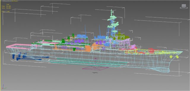 ROKS Yulgok Yi I DDG-992 KDX-III class 3D Model in Battleship 3DExport