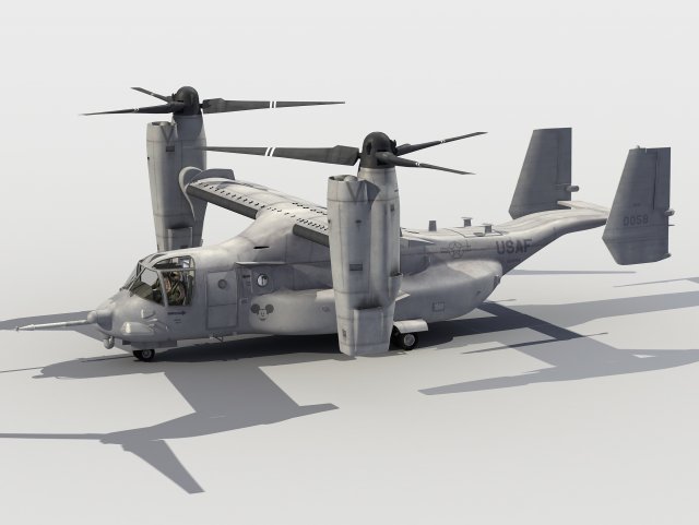 Bell Boeing V-22 Osprey 3D-Modell in Transport 3DExport