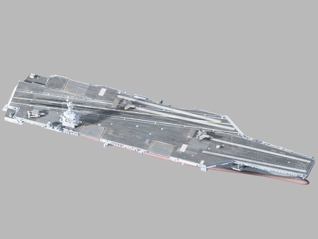 CVN-78 USS Geral R F ord 3D Model in Battleship 3DExport