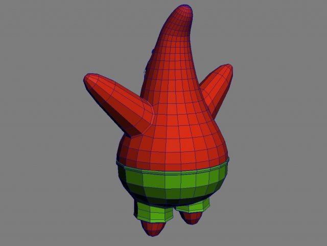 patrick star 3D Model in Cartoon 3DExport