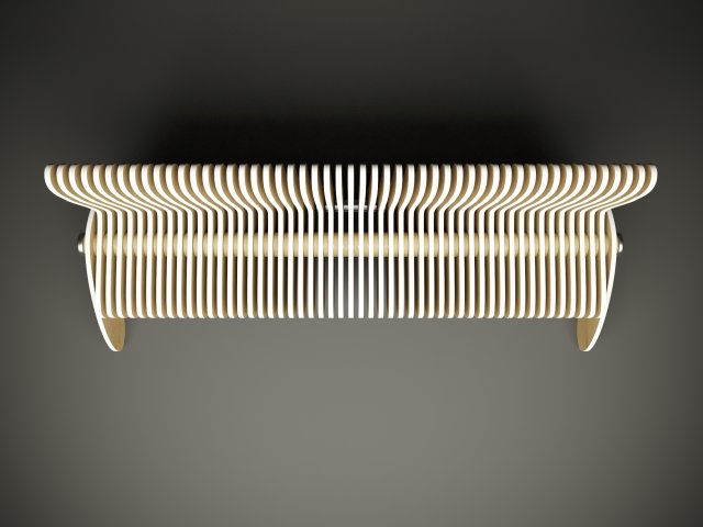 Wood parametric multi function seat bench model for cnc machine 3D ...