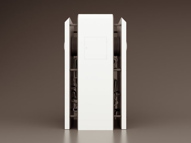 Sci-fi retro control panel project 2 3D Model in Computer 3DExport