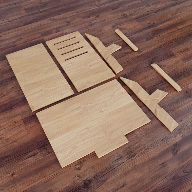 Mobile adjustable standing transforming table for laptop CNC Model 3D ...