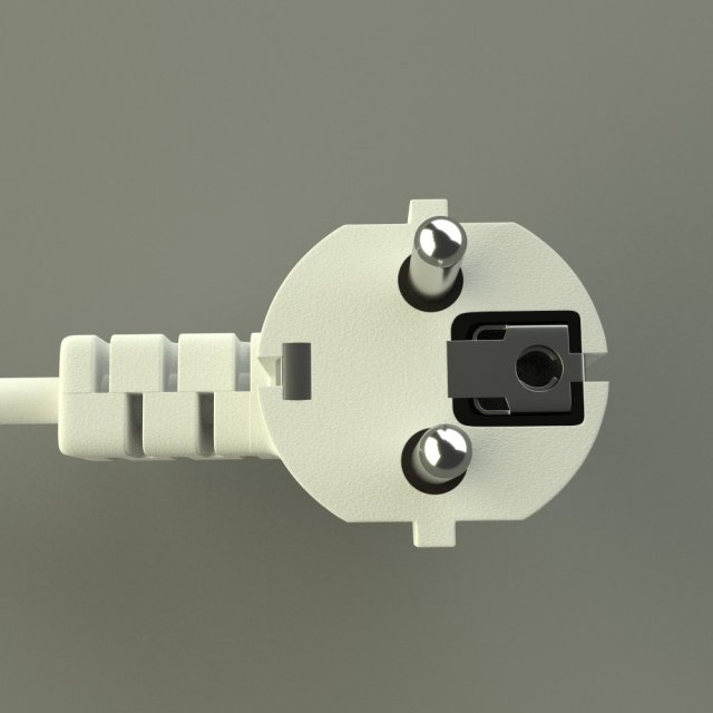 electric plug 3D Model in Parts 3DExport
