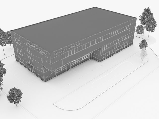warehouse building 3D Model in Buildings 3DExport