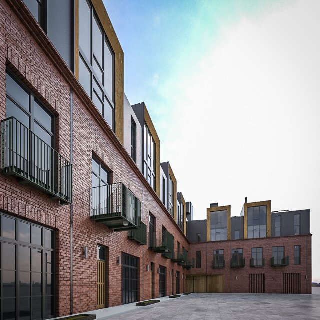 loft building exterior 3D Model in Buildings 3DExport
