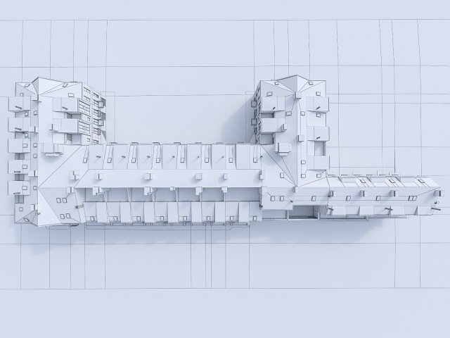loft building exterior 3D Model in Buildings 3DExport