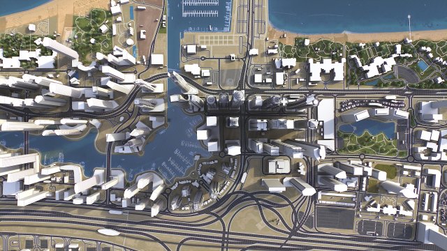 Dubai - 3D City Model 3D Model in Cityscapes 3DExport