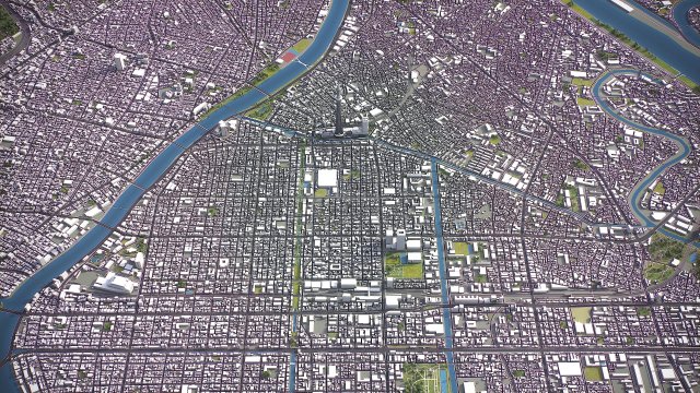 Tokyo - 3D City Model 3D Model in Cityscapes 3DExport