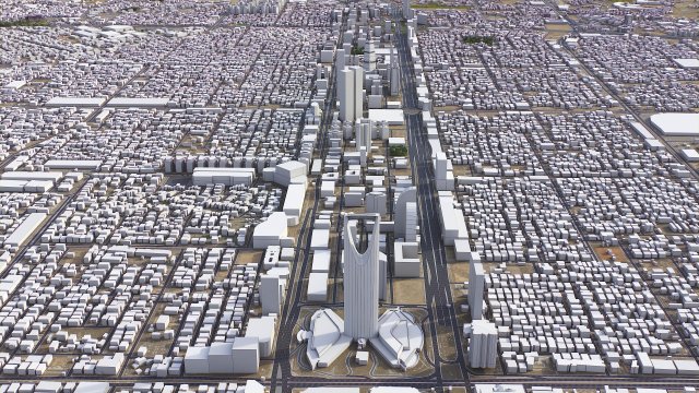 Riyadh - 3D City Model 3D Model in Cityscapes 3DExport