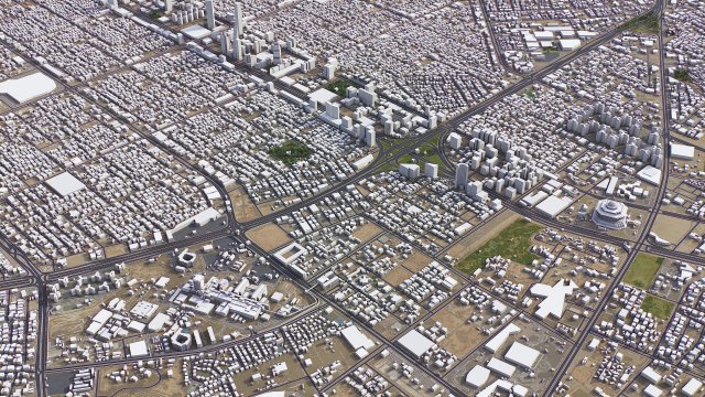 Riyadh - 3D City Model 3D Model in Cityscapes 3DExport