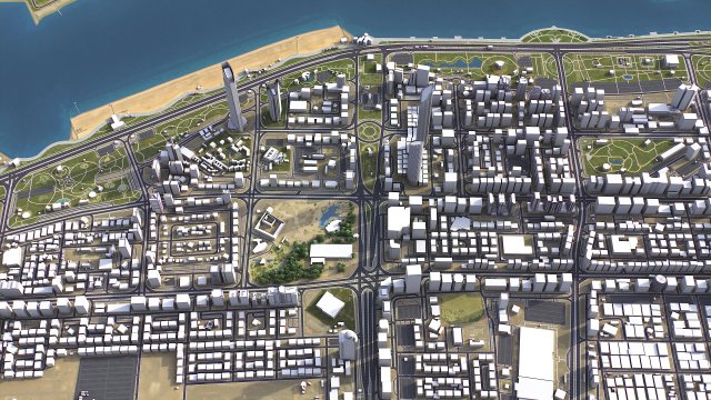 Abu Dhabi - 3D City Model 3D Model in Cityscapes 3DExport