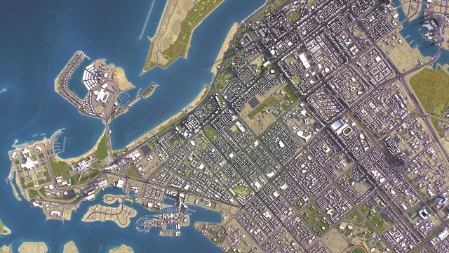 Abu Dhabi - 3D City Model 3D Model in Cityscapes 3DExport