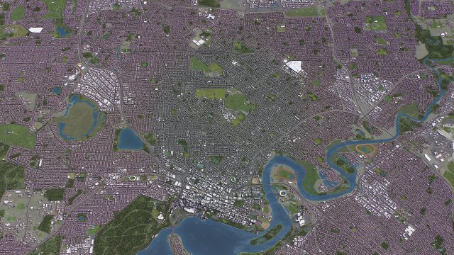 Perth - 3D City Model 3D Model in Cityscapes 3DExport