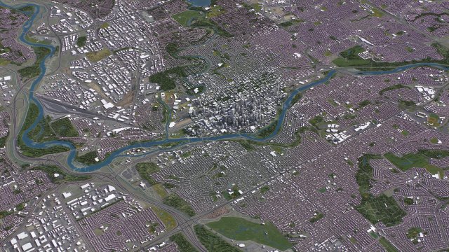 Calgary - 3D City Model 3D Model in Cityscapes 3DExport