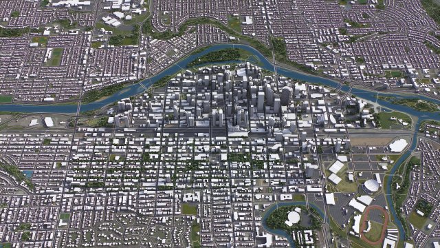 Calgary - 3D City Model 3D Model in Cityscapes 3DExport