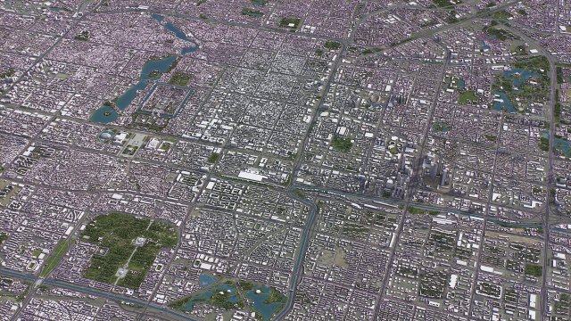 Beijing - 3D City Model 3D Model in Cityscapes 3DExport