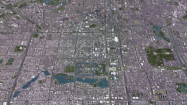 Beijing - 3D City Model 3D Model in Cityscapes 3DExport