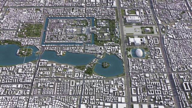 Beijing - 3D City Model 3D Model in Cityscapes 3DExport