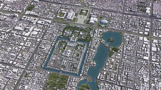 Beijing - 3D City Model 3D Model in Cityscapes 3DExport
