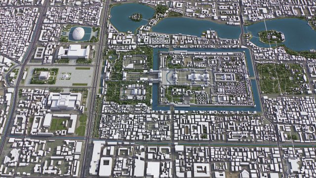 Beijing - 3D City Model 3D Model in Cityscapes 3DExport