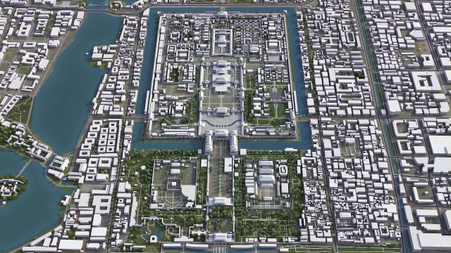 Beijing - 3D City Model 3D Model in Cityscapes 3DExport