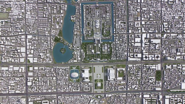Beijing - 3D City Model 3D Model in Cityscapes 3DExport