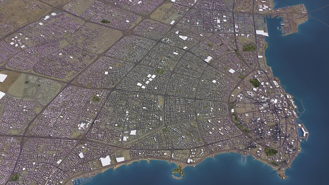 Kuwait - 3D City Model 3D Model in Cityscapes 3DExport