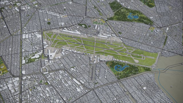 Mexico - 3D City Model 3D Model in Cityscapes 3DExport