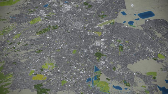 Mexico - 3D City Model 3D Model in Cityscapes 3DExport