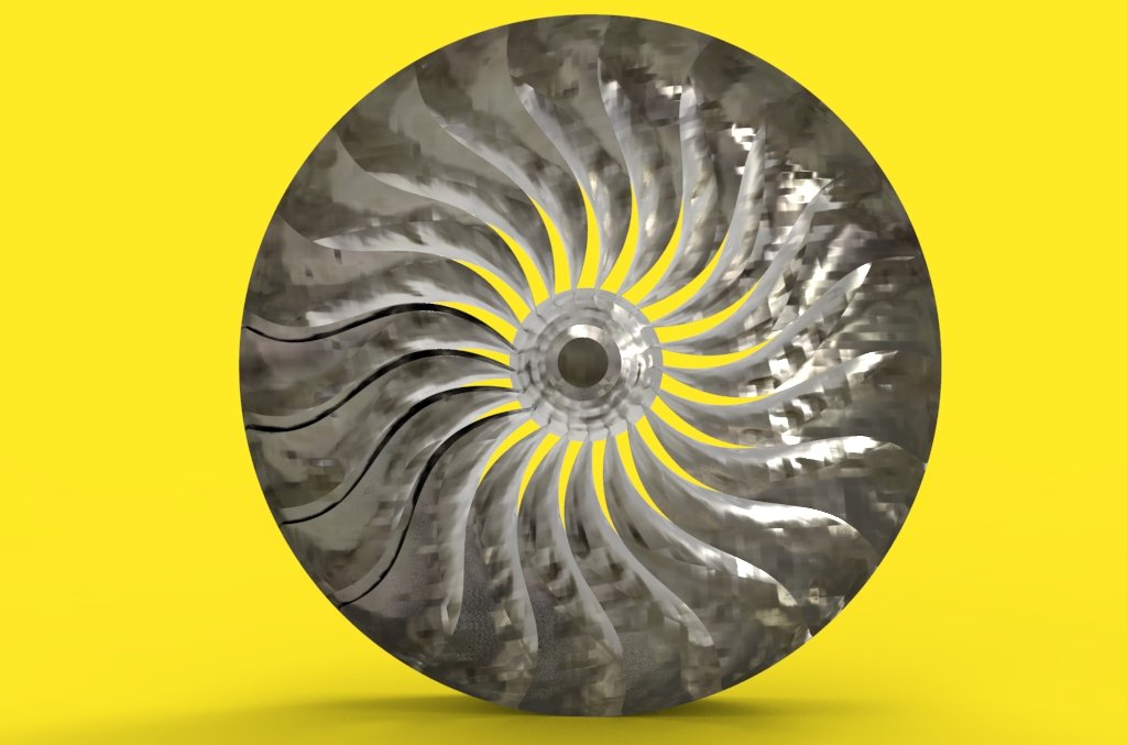 Jet engine fan 3D Model in Other 3DExport