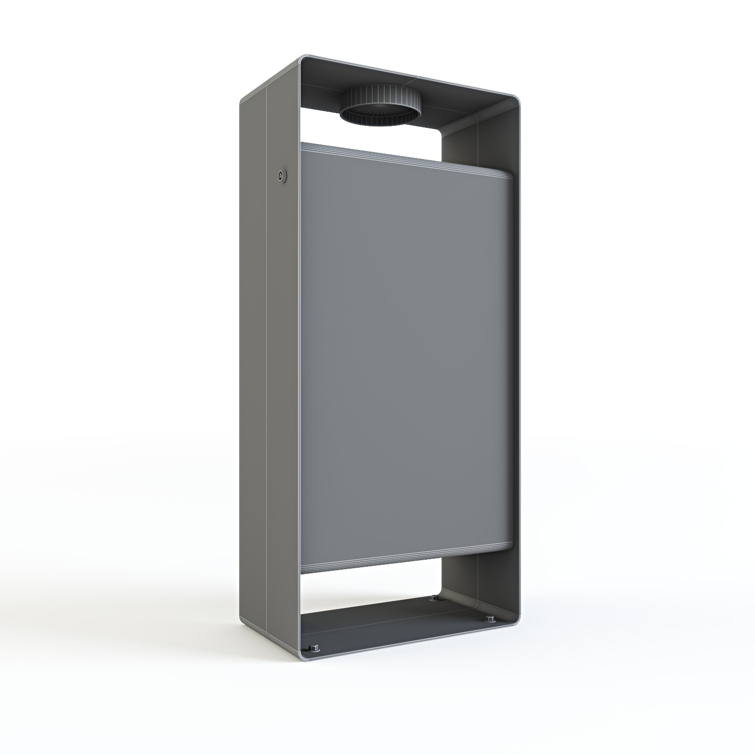 wax mmcite radium litter bin set 01 3D Models in Outdoor items 3DExport