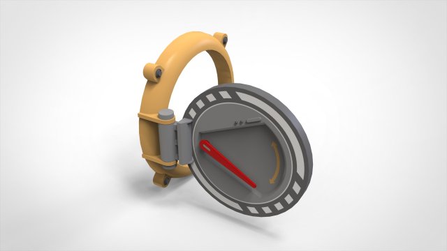 Sci fi hatch 3 3D Model in Door 3DExport