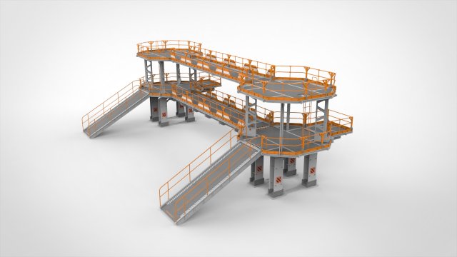 Sci fi modular environment 9 3D Model in Fantasy 3DExport