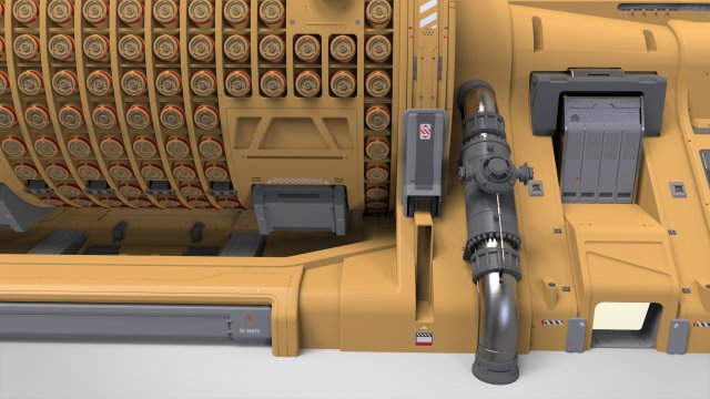 Sci fi Small modular reactor 3D Модель in Выдуманные 3DExport