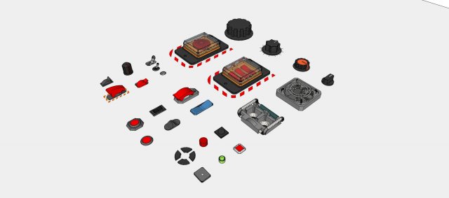 Dashboard 1 3D Model in Computer 3DExport