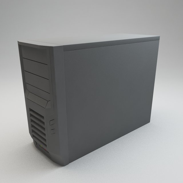 tower pc 3D Model in Computer 3DExport