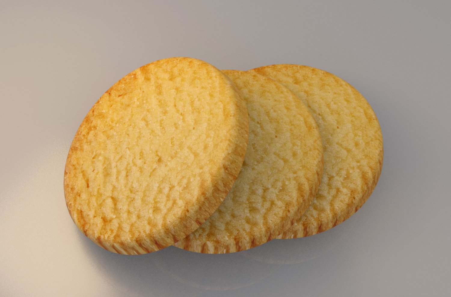 3d biscuit 3D Models in Beverage 3DExport