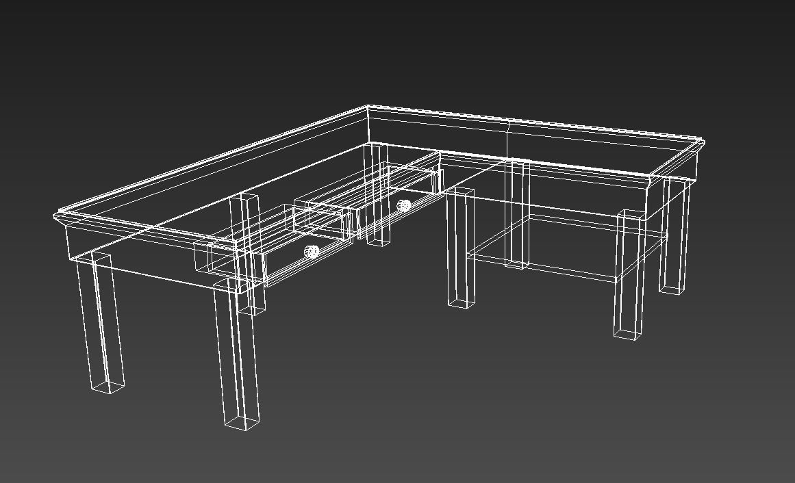 workbench 3D Model in Desk 3DExport