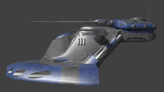 armoured assault tank aat - star wars 3D Model in Tank 3DExport