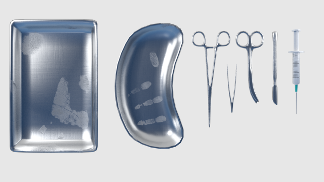 surgical instruments 3D Model in Medical Equipment 3DExport
