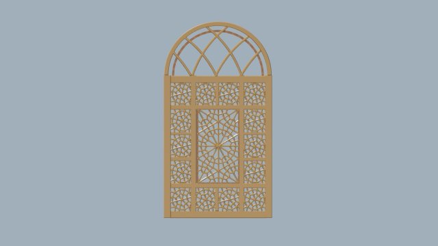 persian window 3D Model in Buildings 3DExport