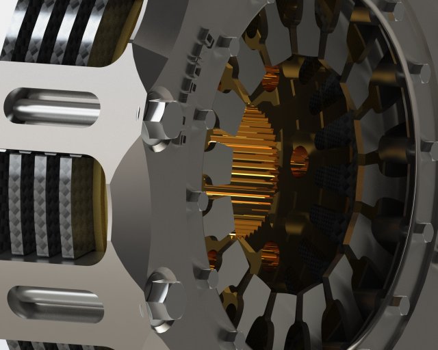 formula 1 clutch system ap racing 3D Model in Racing 3DExport