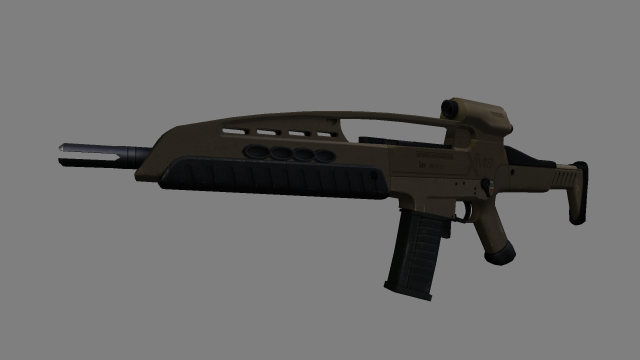 hk xm8 3D Model in Submachine Guns 3DExport