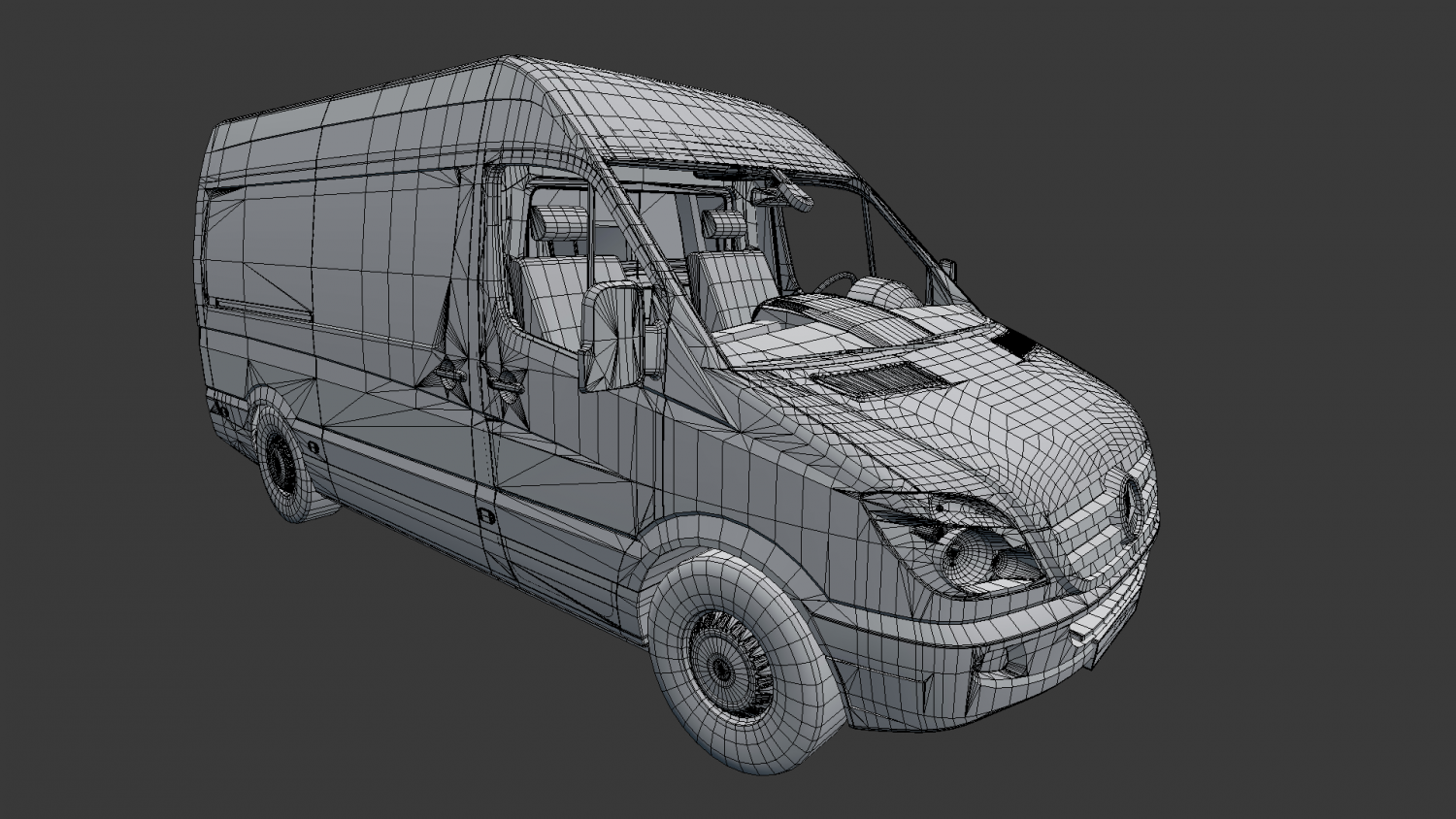 Mercedes Benz Sprinter 3D Model in Van and Minivan 3DExport