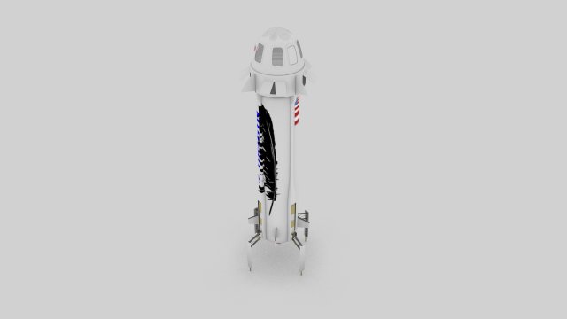 new shepard 3D Model in Commercial 3DExport
